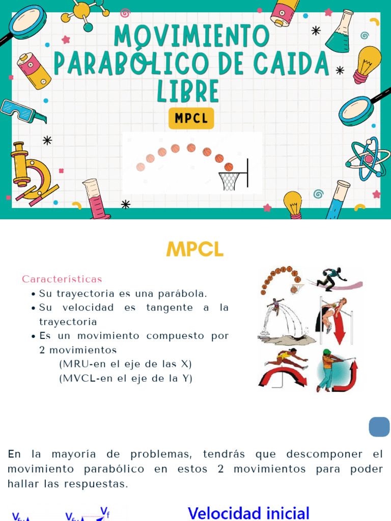 Movimiento Parabólico: Ejemplos y Actividades | PDF