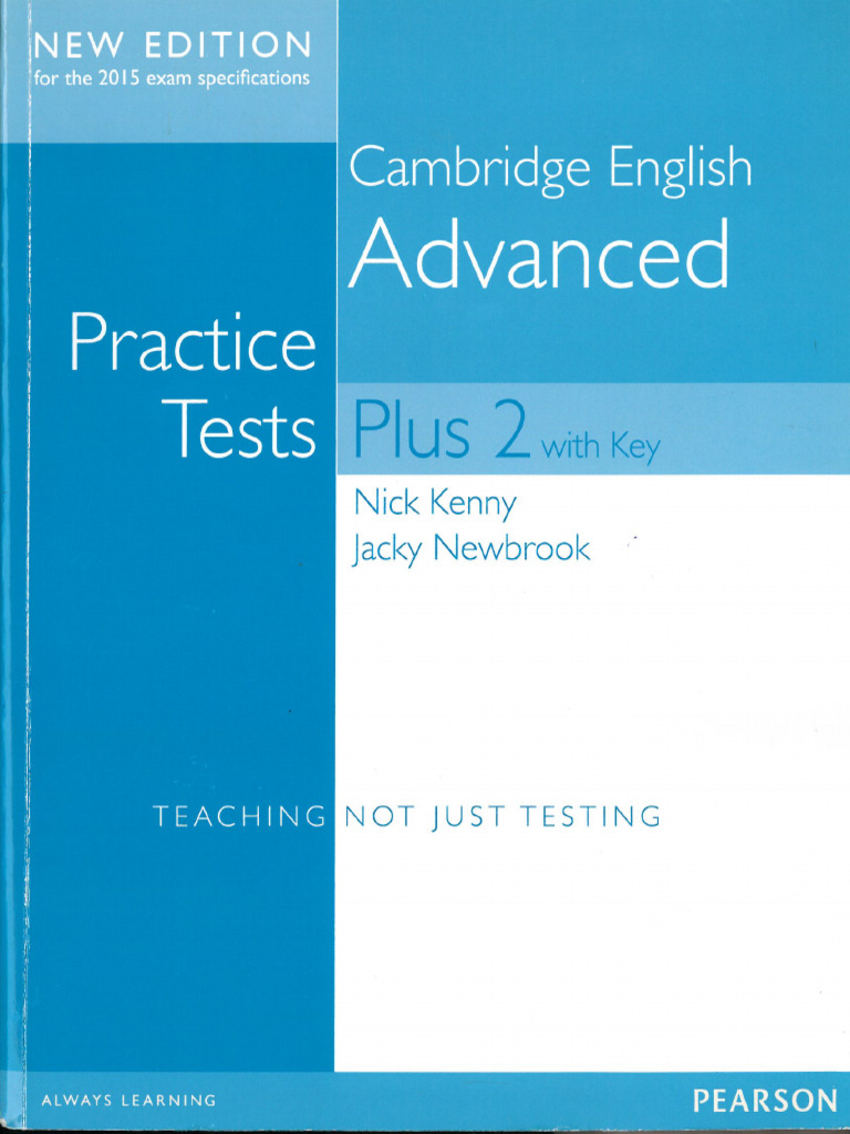 PRACTICE TEST ADAVANCED PLUS 2 With Key | PDF