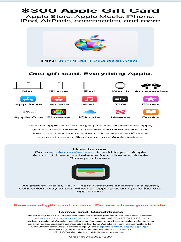Your Apple EGift Card | PDF