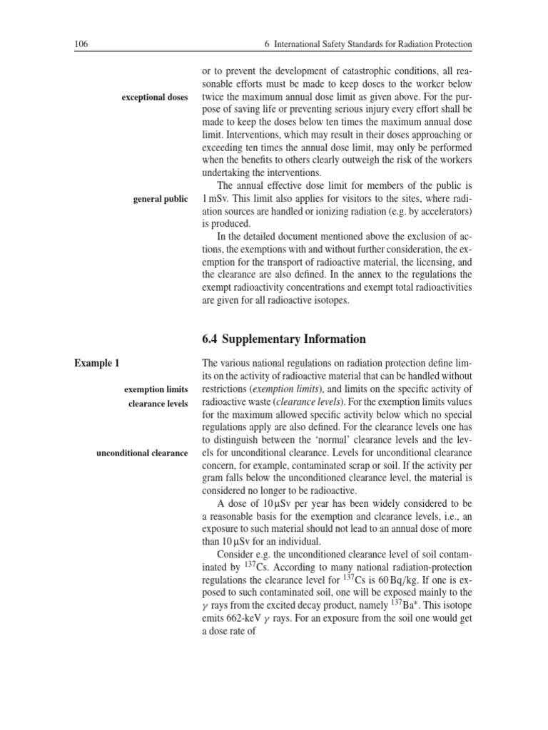 Introduction To Radiation Protection 3 Pdf Radiation Protection