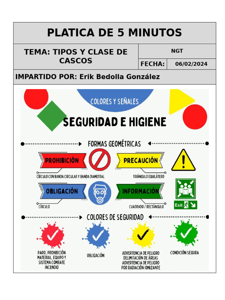 Platica de 5 Minutos | PDF | Enchufes y tomas de corriente alterna ...