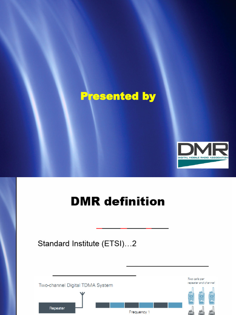 DMR Radio 1702 | PDF | Information And Communications Technology ...