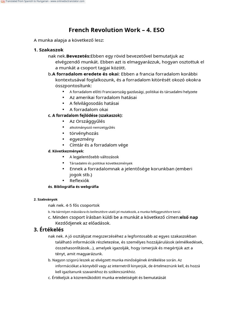 Trabajo Rev. Francesa - Es.hu | PDF