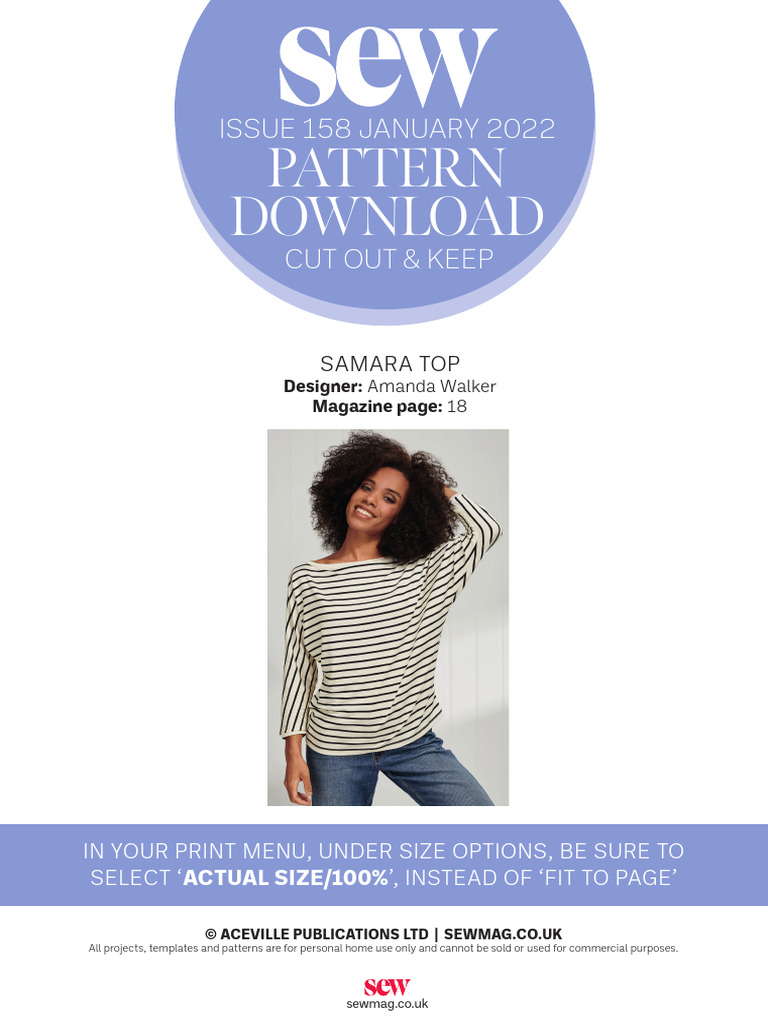 Samara top | PDF | Clothing | Fashion