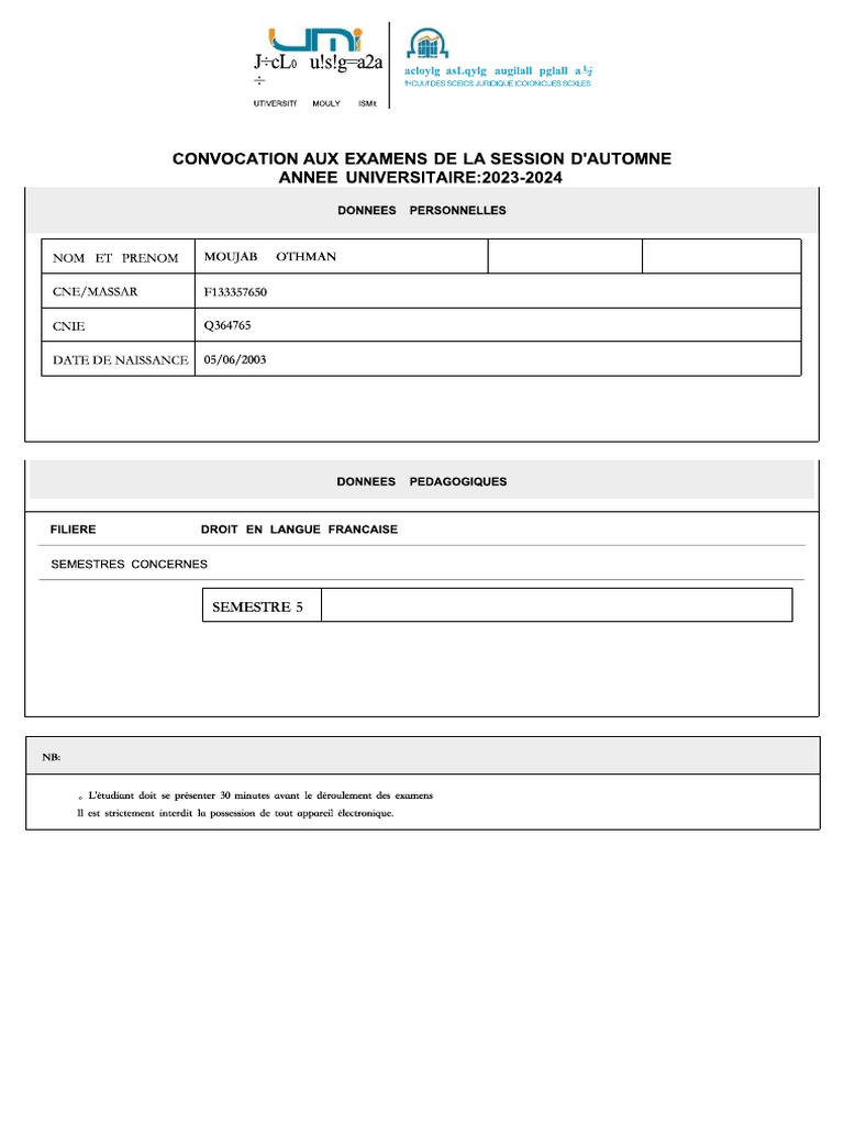 Convocation 202312311337201 | PDF