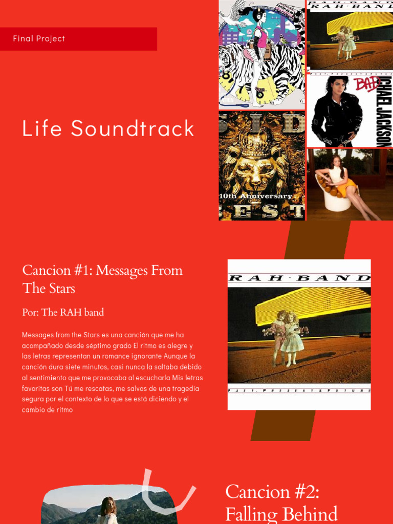 Life Soundtrack Final Project | PDF | Canciones
