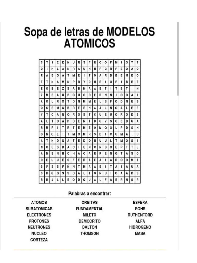Actividad N 5 Modelos Atomicos | PDF