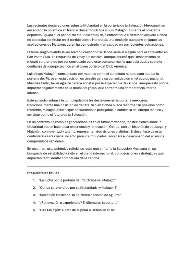 Ochoa Nbo Sirve | PDF