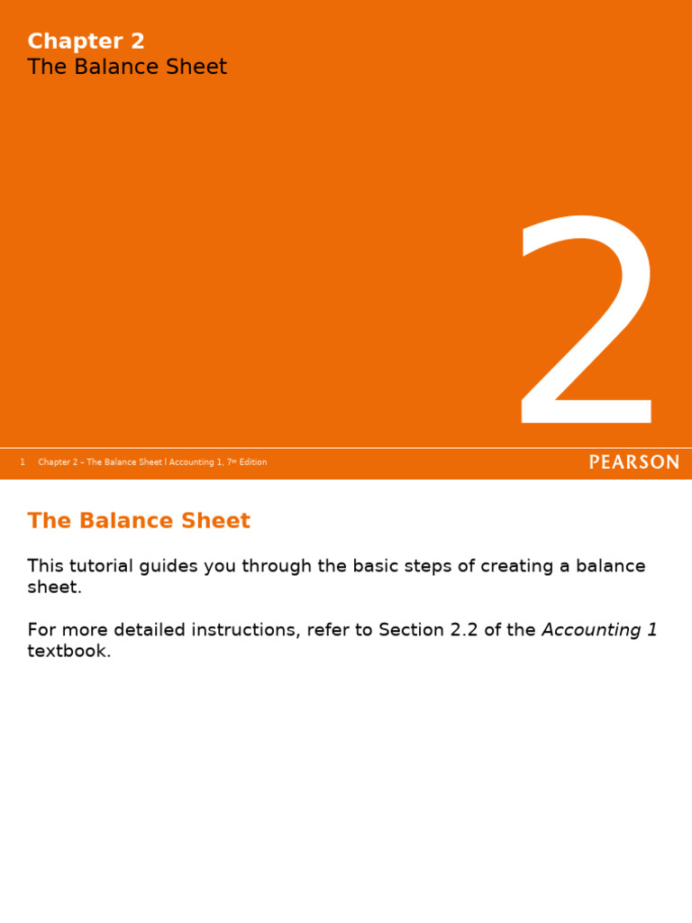 Balance Sheet PPT | PDF
