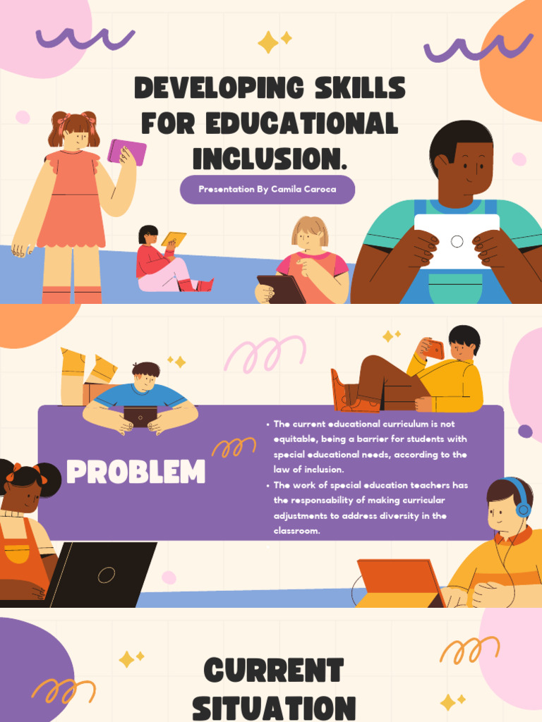 Colorful Illustrative Digital Education For Children Presentation | PDF | Curriculum | Special ...