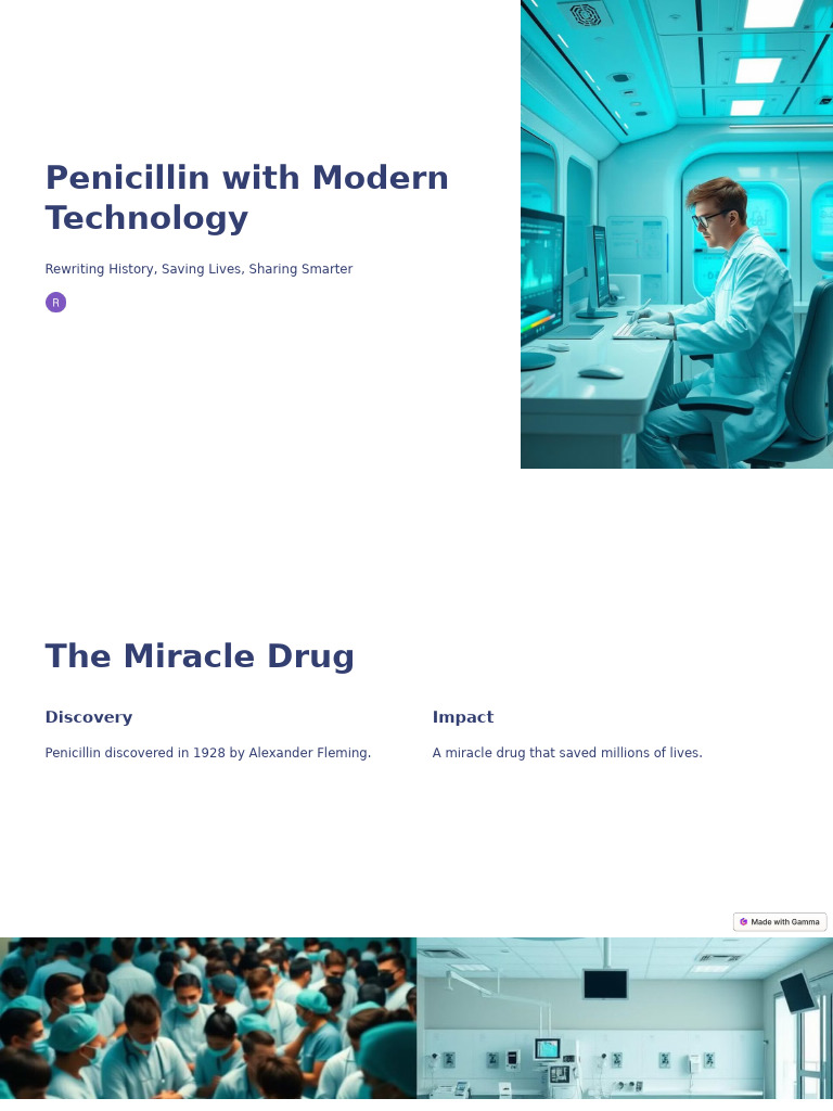Penicillin With Modern Technology | PDF