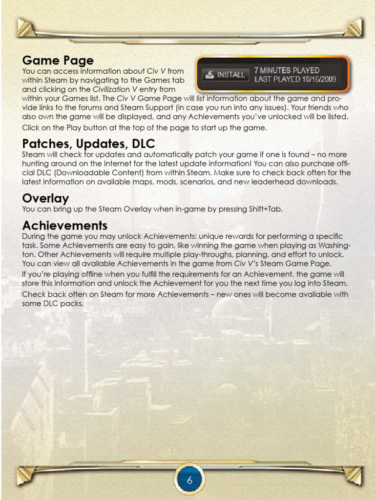 Civ V Manual English 5 | PDF