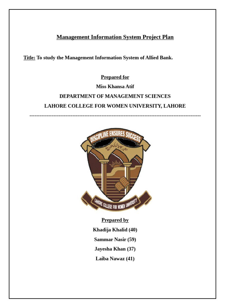Introduction of Management Information System Final | PDF | Banks | Cheque