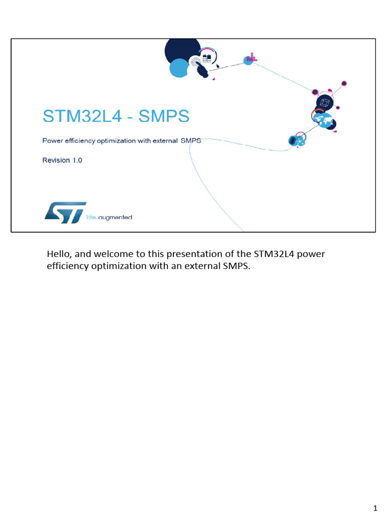 STM32L4_System_Switched_Mode_Power_Supply_SMPS | PDF | Power Supply | Manufactured Goods