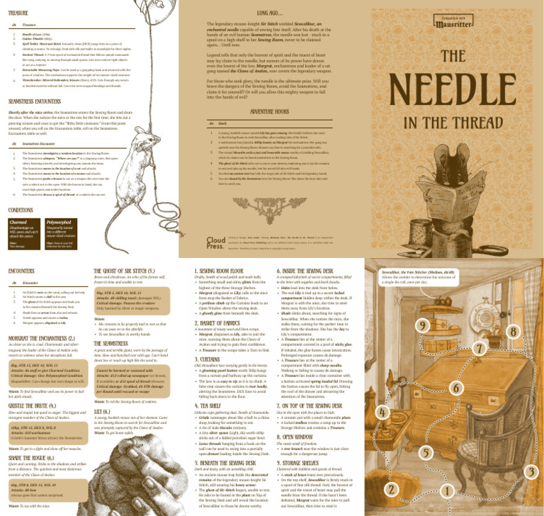 The Needle in The Thread V1.1 | PDF | Sewing | Sewing Needle
