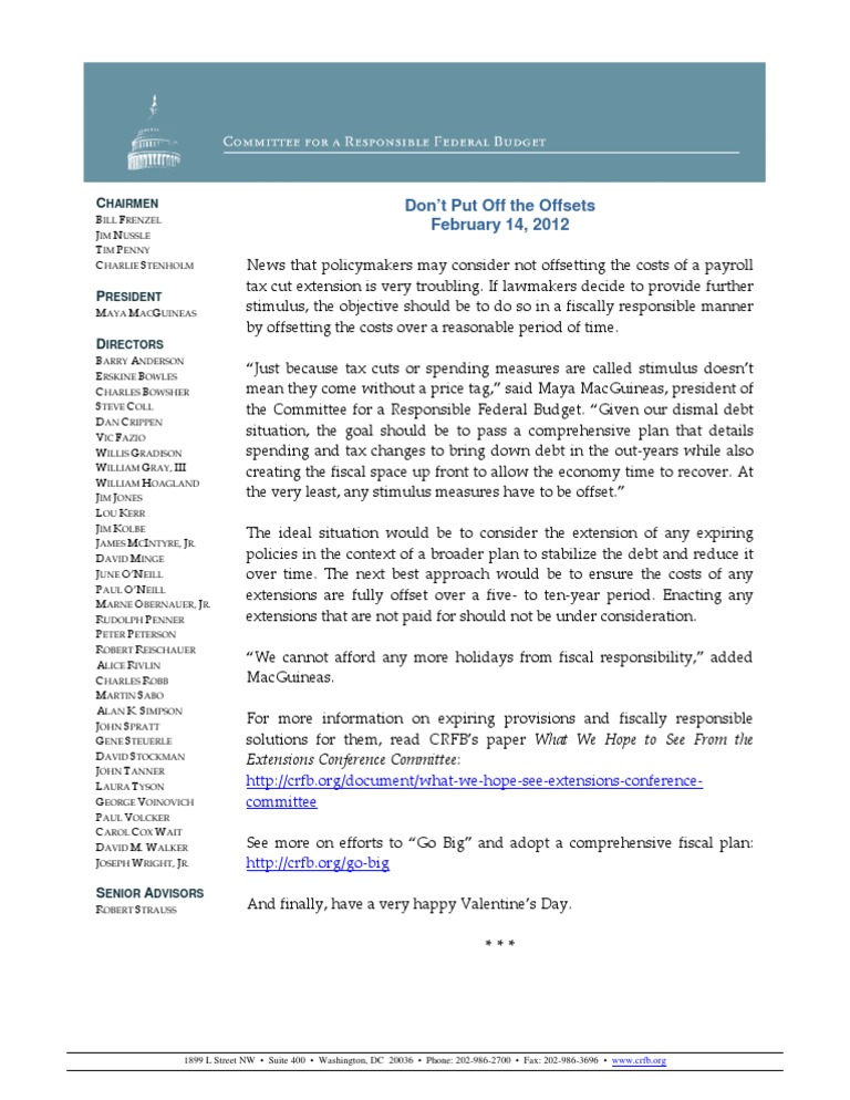 Dont Put Off Offsets | PDF