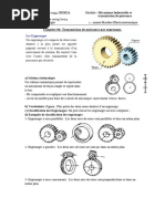 CHAPITRE 6 - Les Engrenages | PDF | Cinématique | Machine