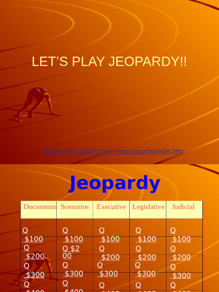 Constitution and Double Jeopardy Quiz | PDF | United States Bill Of ...