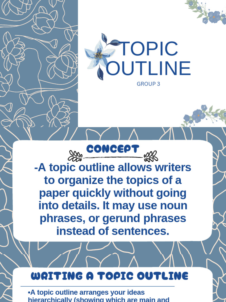 topic outline.ppt | PDF | Phrase | Linguistics