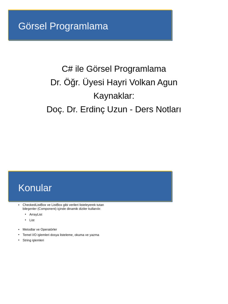 Hafta 4 | PDF