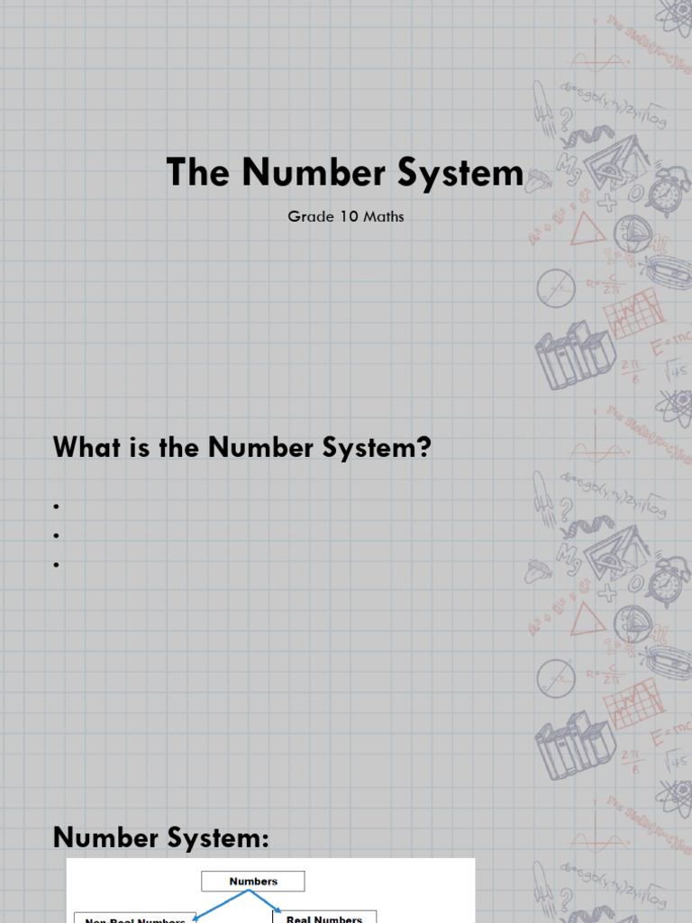 The Number System | PDF