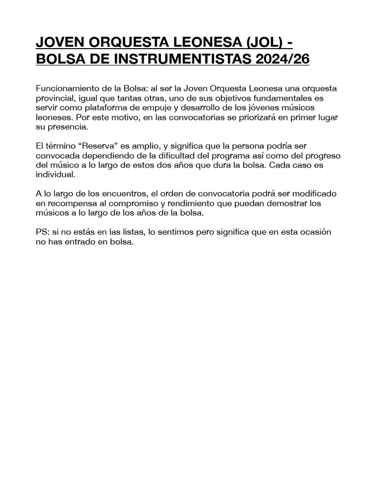 Bolsa JOL 2024 | PDF