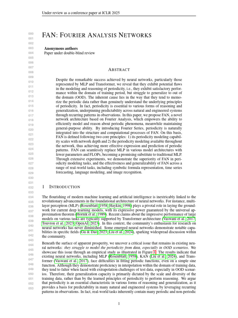 Fan Fourier Analysis Net Pdf Artificial Neural Network Computational Neuroscience