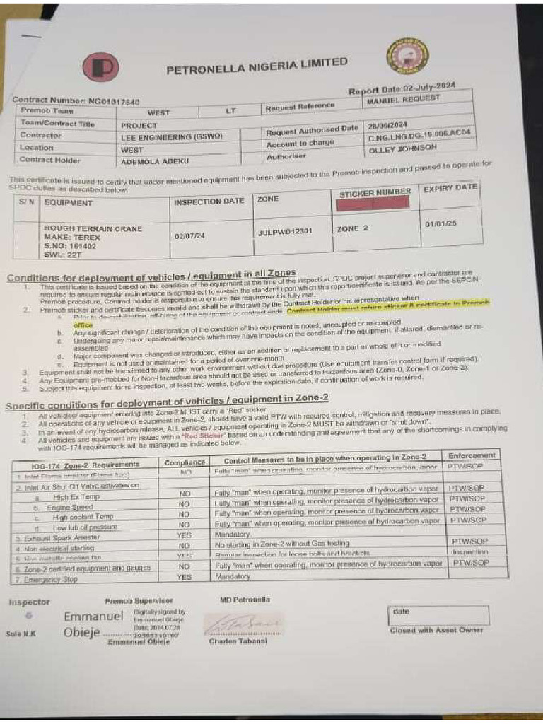 45 TONS CRANE PREMOB | PDF