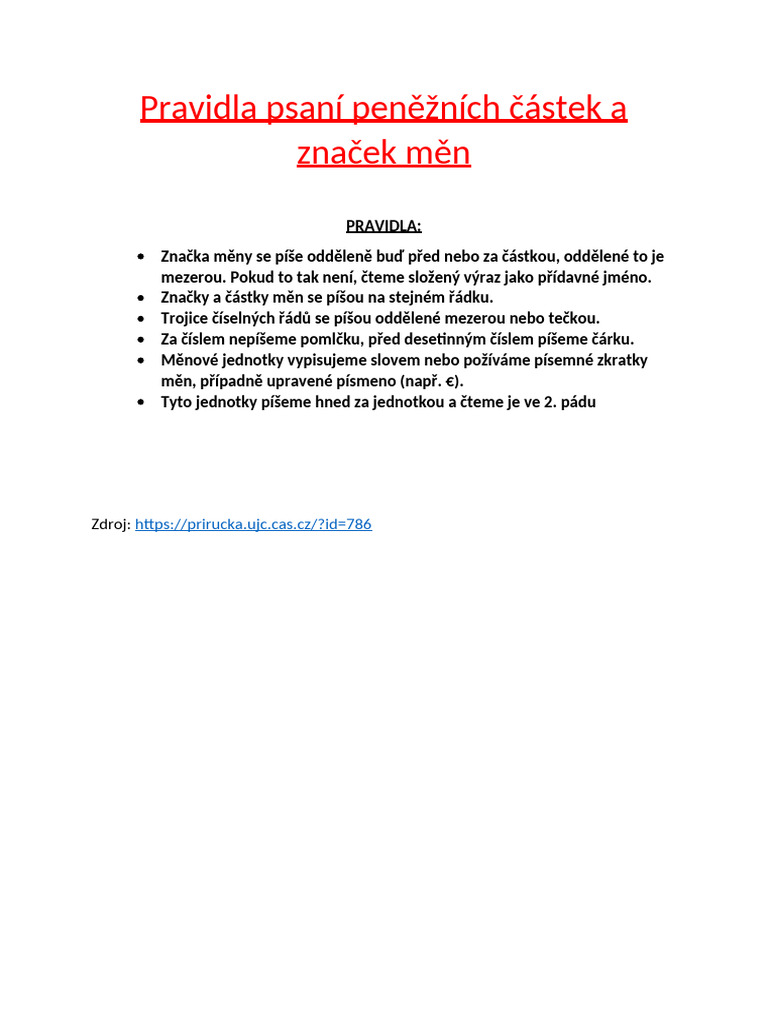 ICT Úkol - Typografická Pravidla | PDF