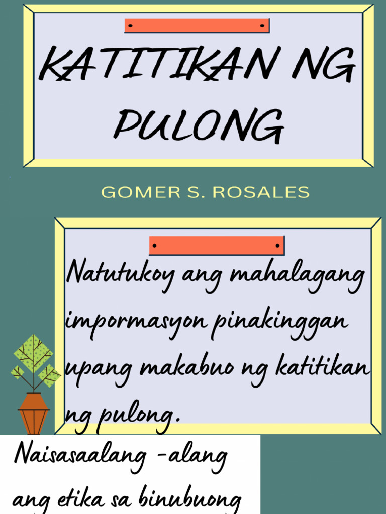 Katitikan NG Pulong q1 | PDF