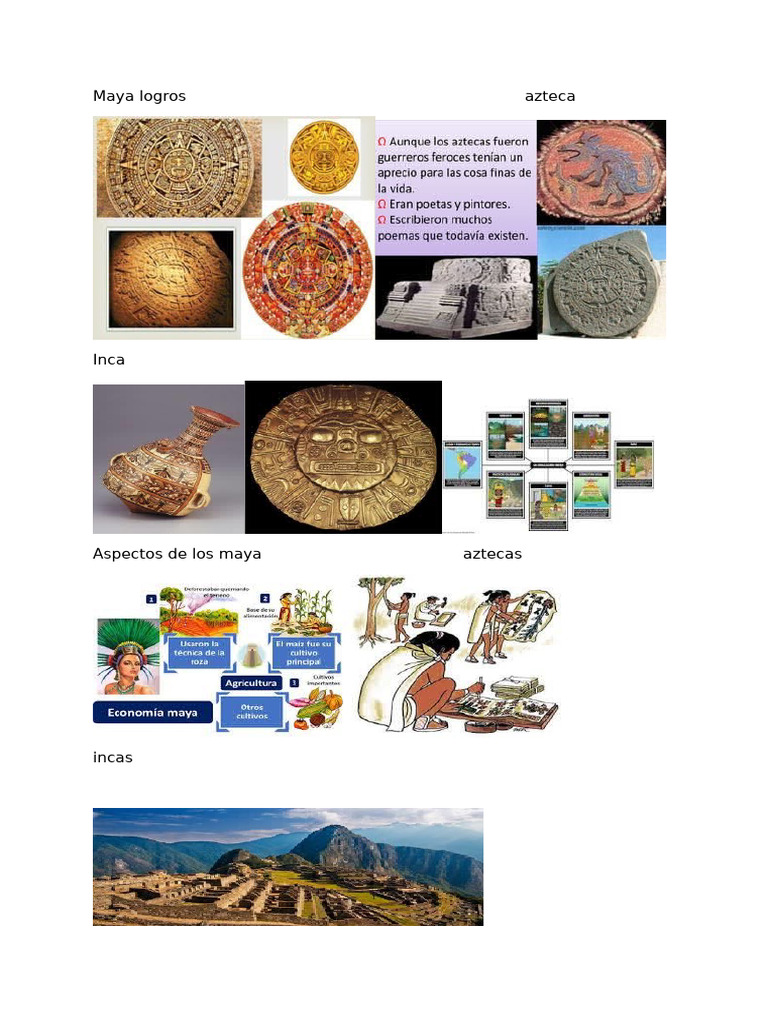 Maya Logros Azteca | PDF