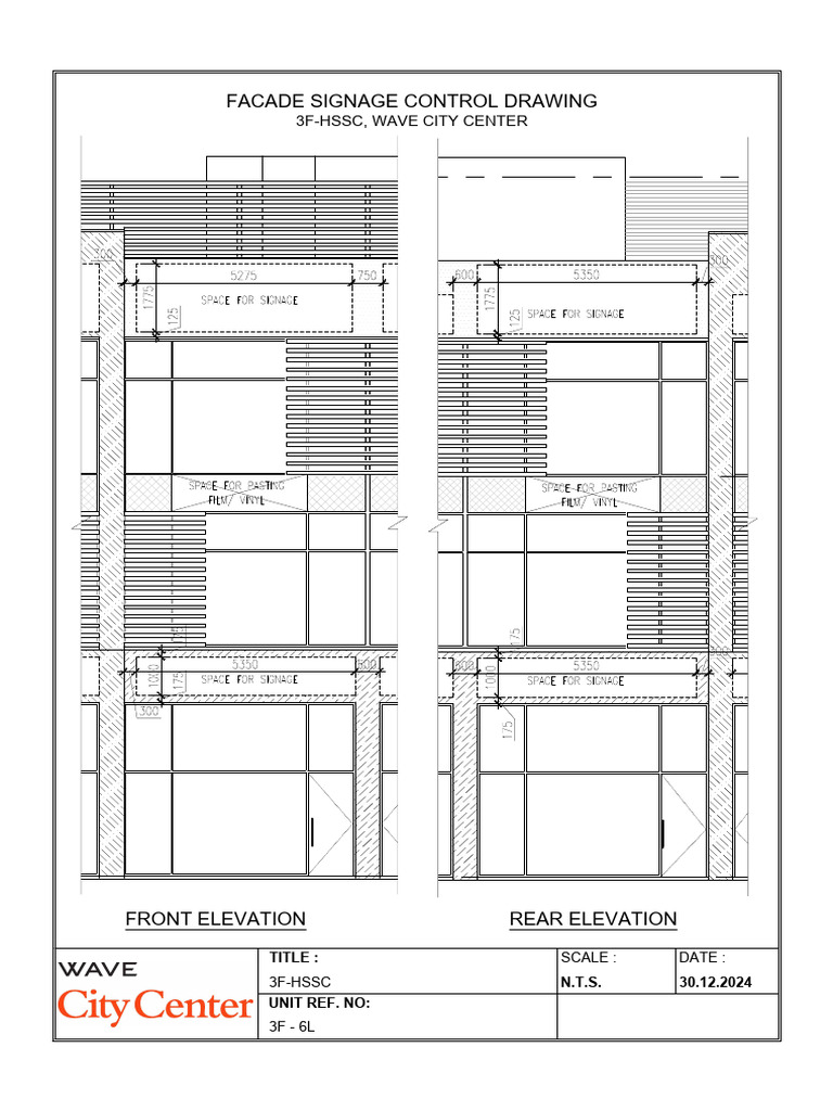 3F-6L Signage Control Drawing - Revised | PDF
