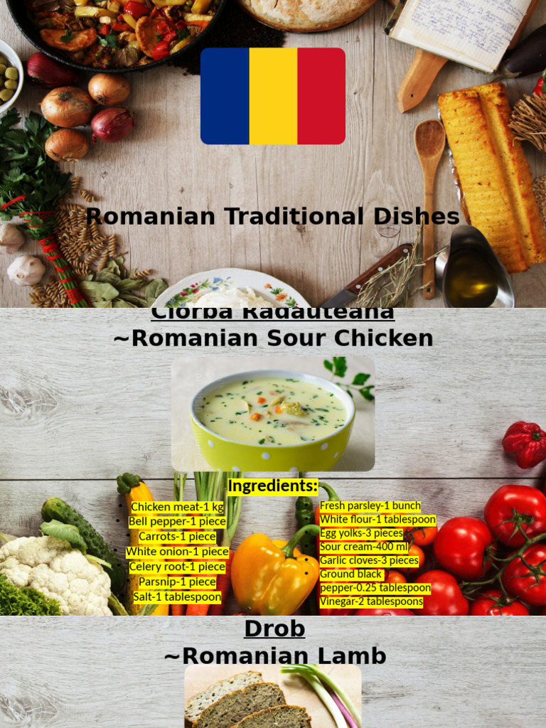 Romanian Traditional Dishes | PDF