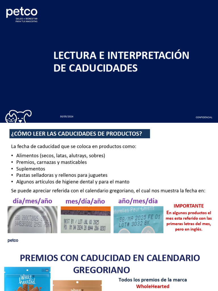 Lectura de Fechas de Caducidad | PDF | Calendario