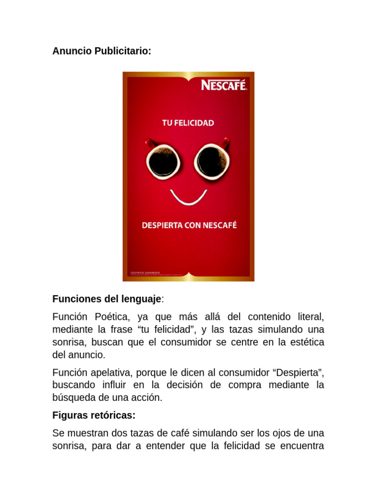 Anuncio Publicitario | PDF