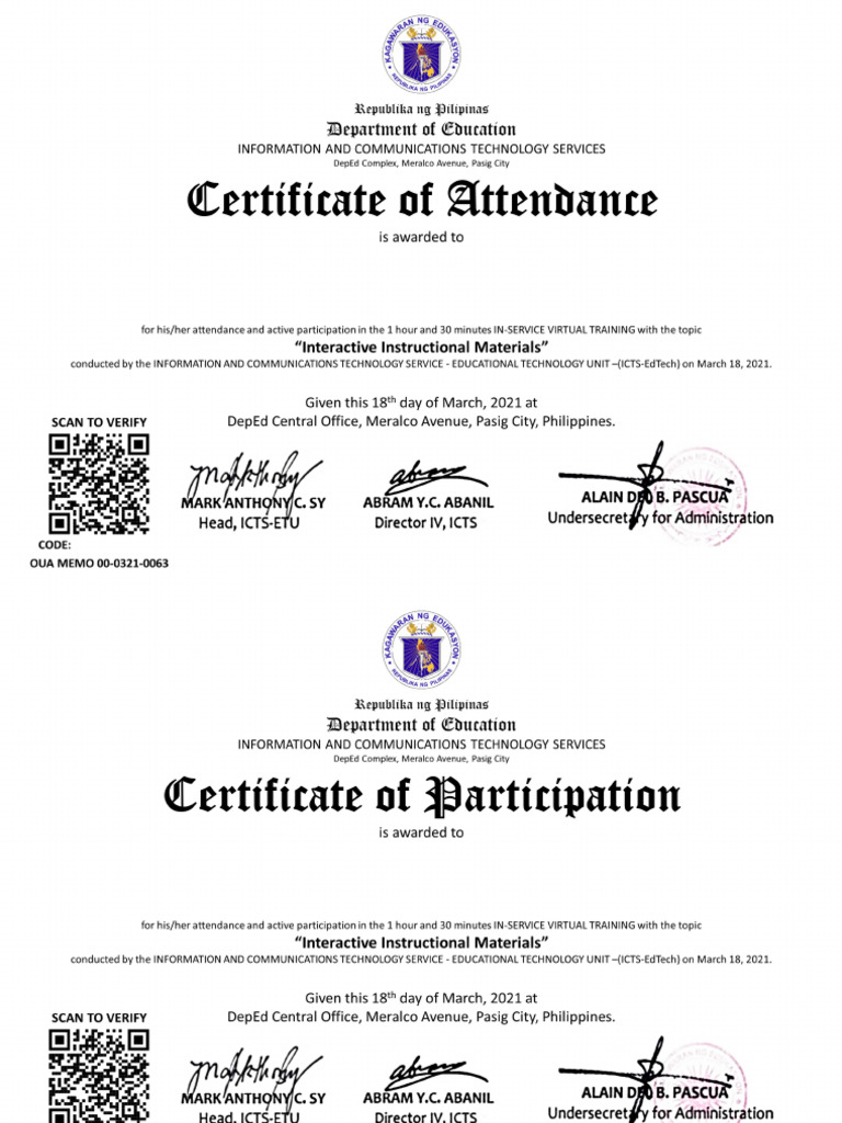 Interactive_Instructional_Materials_-_Certificates | PDF