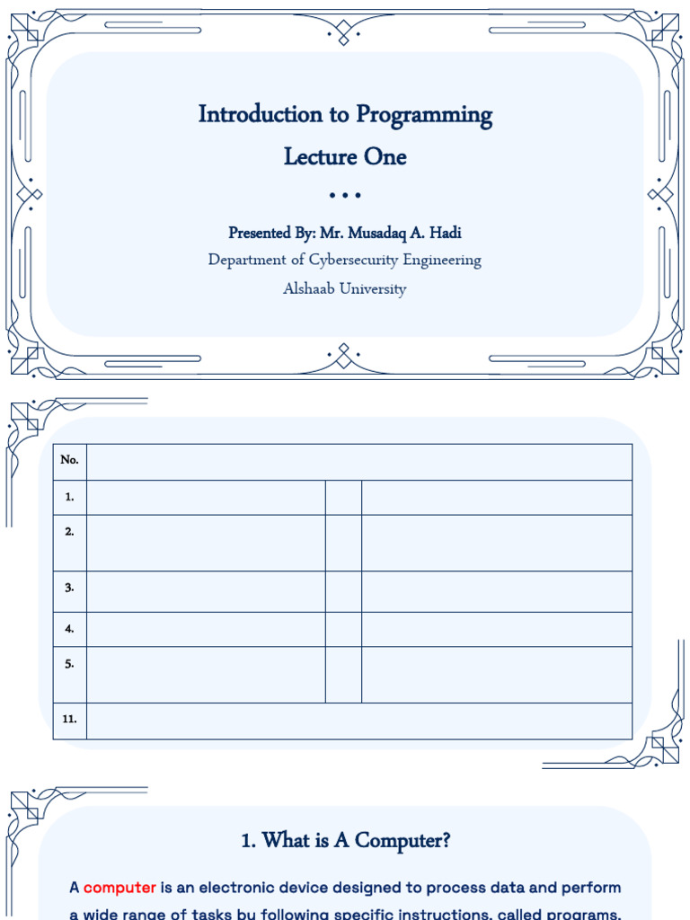 Introduction to Programming Concepts | PDF | Computer Program | Programming