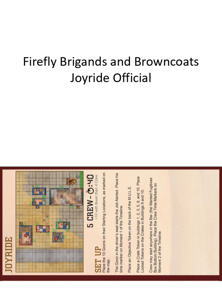 Firefly Adventures Joyride PDF | PDF