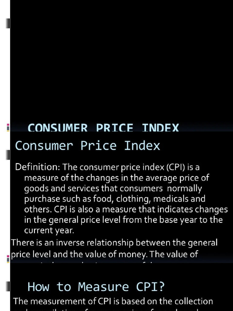 Consumer-Price-Index-CPI | PDF