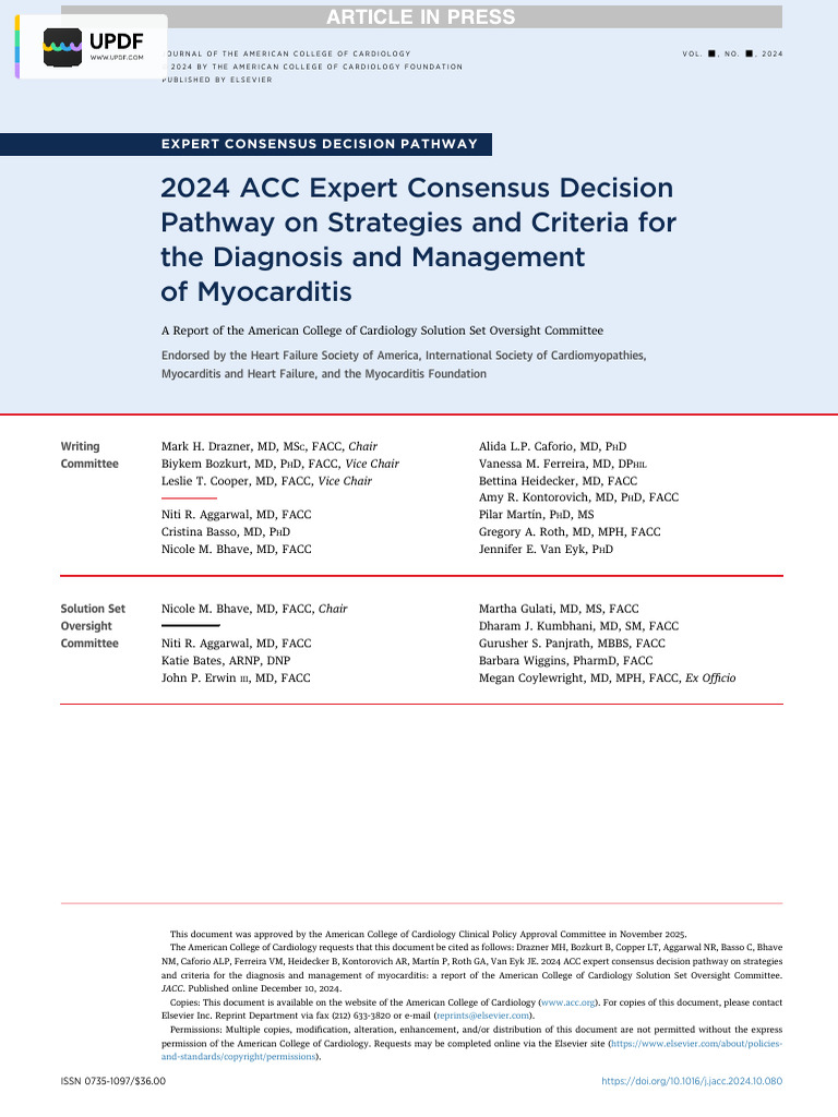 2024 ACC Expert Consensus Decision Pathway On Strategies and Criteria ...