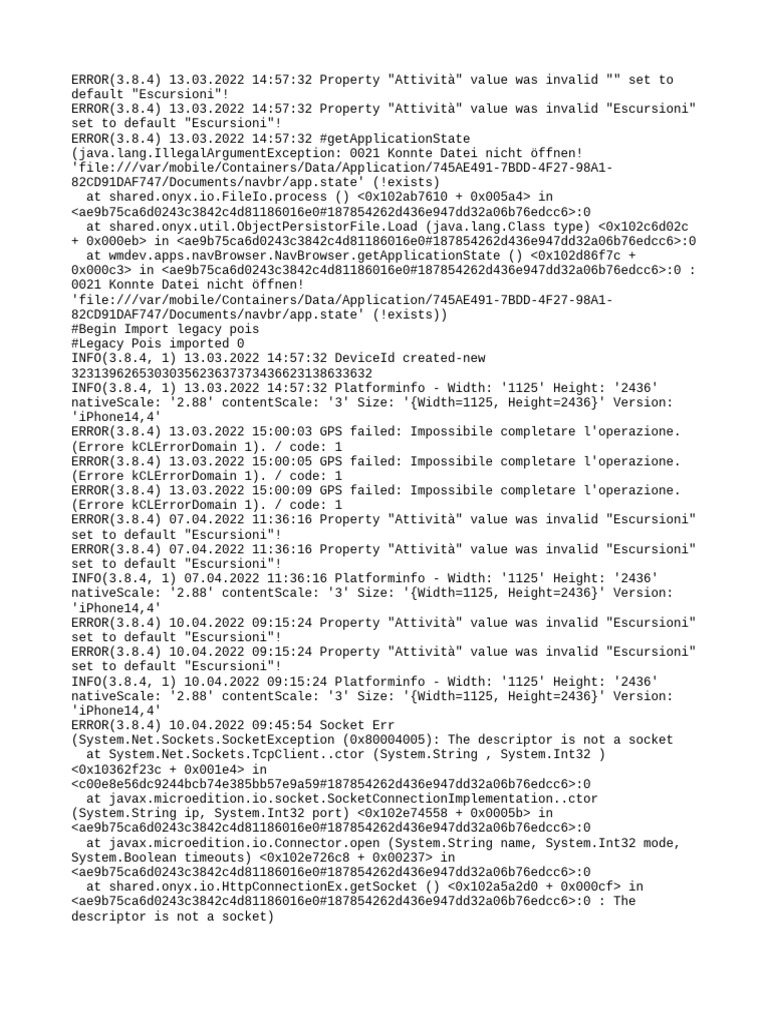 navlog | PDF | Integer (Computer Science) | Web Server