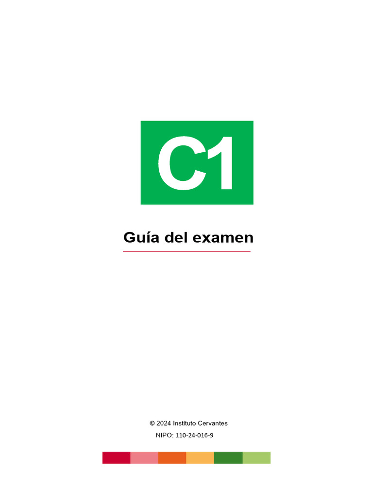 DELE C1 - 2024 - Guía de Examen | PDF | Lingüística
