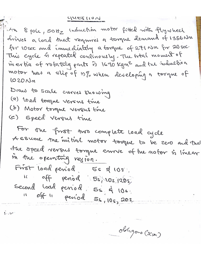 Ee 541 Tutorial Questions 1 | PDF