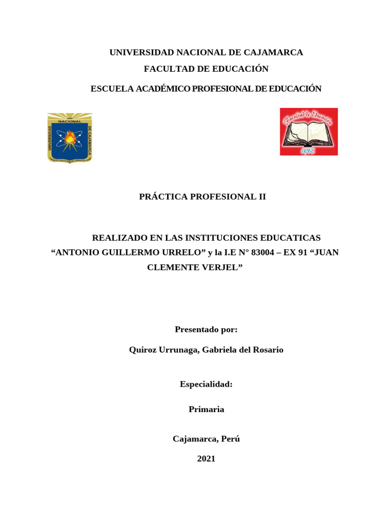 MONOGRAFIA ORIGINAL PRAC II | PDF | Evaluación | Aprendizaje