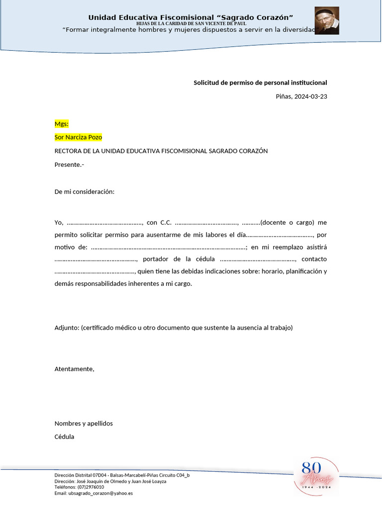 Formato Documentos Institucionales | PDF