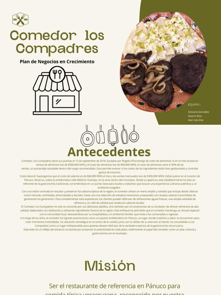 Comedor Los Compadres PDF | PDF