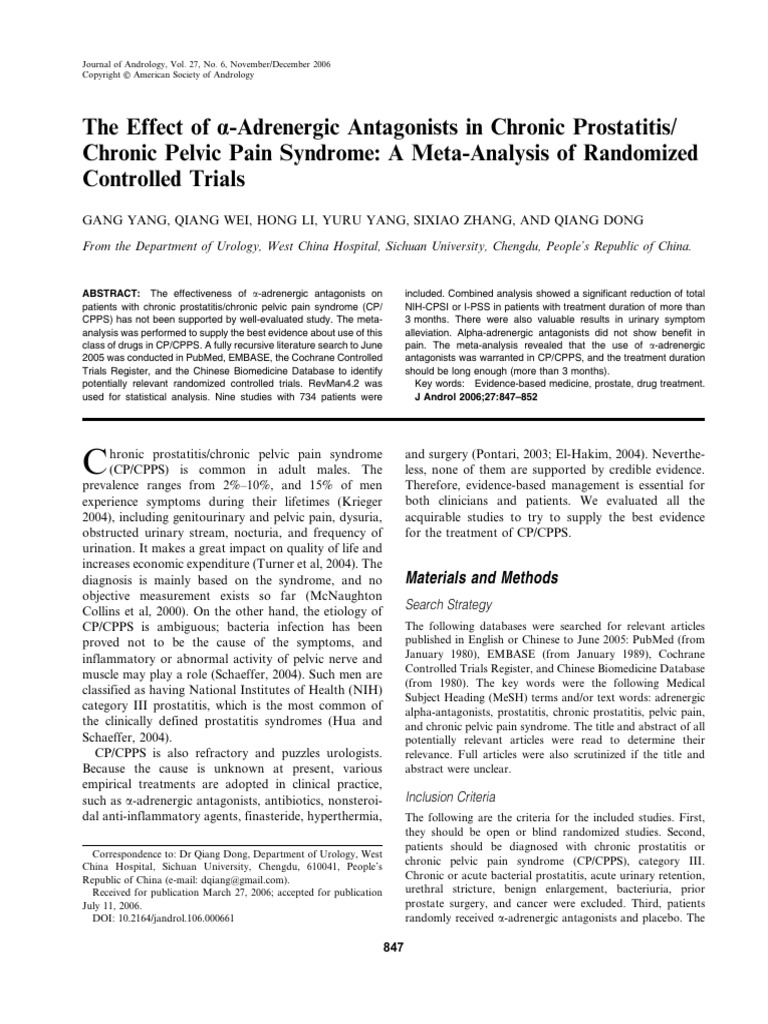 Journal of Andrology - 2013 - Yang - The Effect of Adrenergic ...