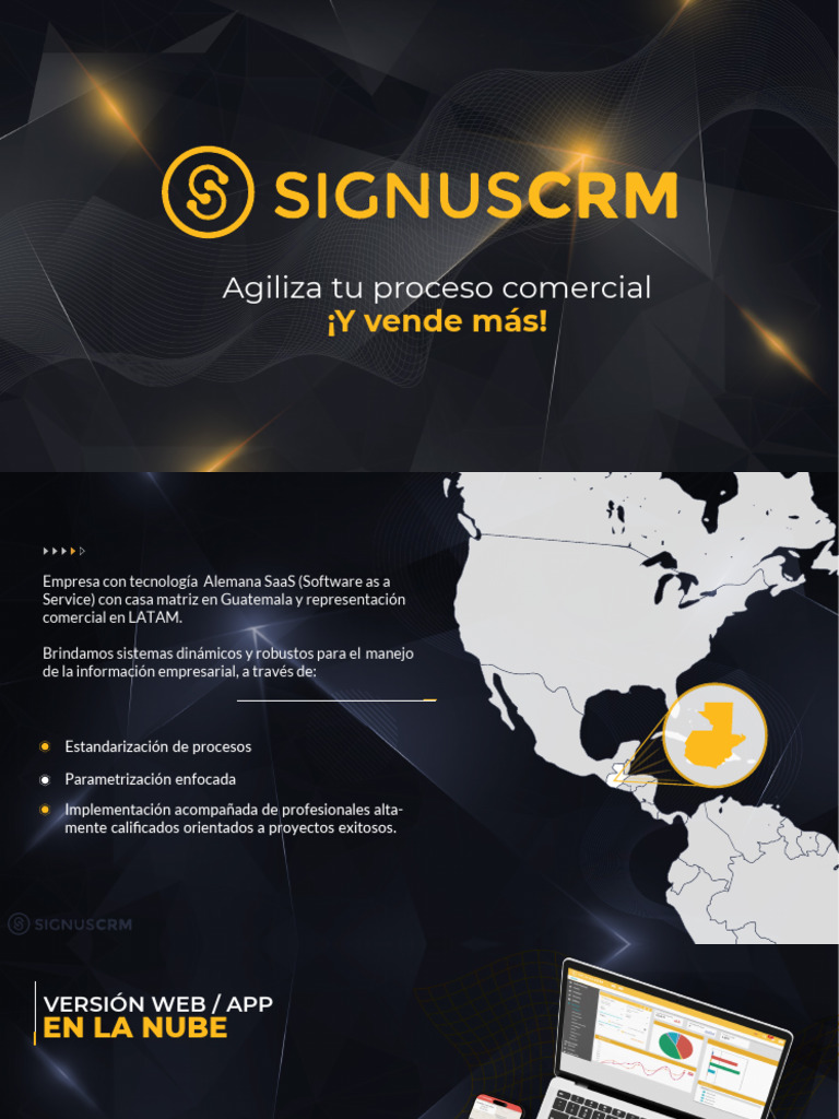 Presentacion VENTAS Signus CRM 2024 | PDF | Aplicación movil | Software como servicio