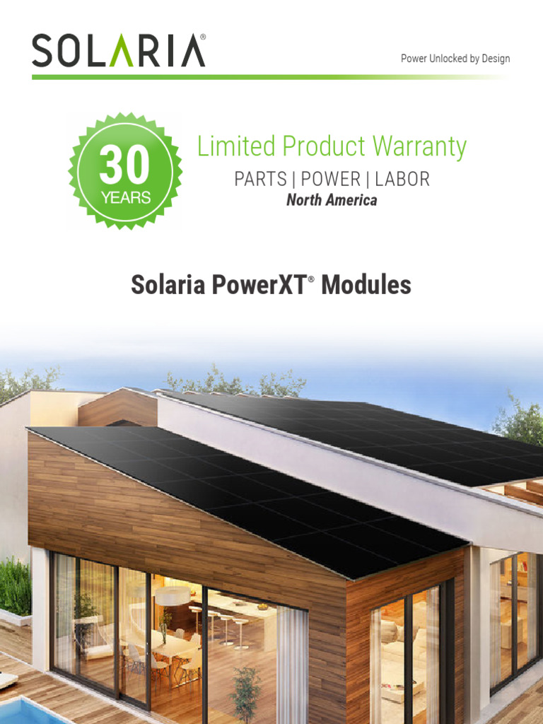 @solaria Limited Product Warranty | PDF | Legal Liability | Damages
