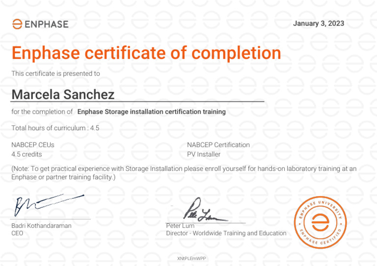 Enphase Storage Installation Certification Assessment - Enphase Storage ...